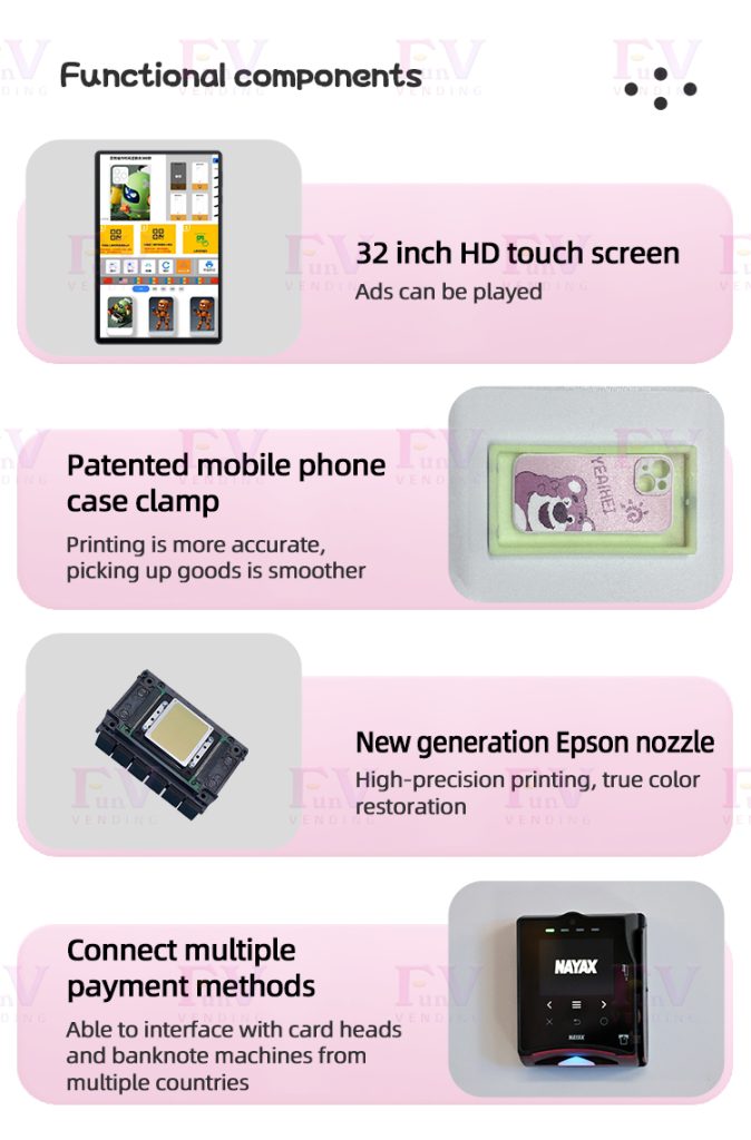 Phone Case Printing Machine, Self-Service Mobile Cover Making | Fun Vending