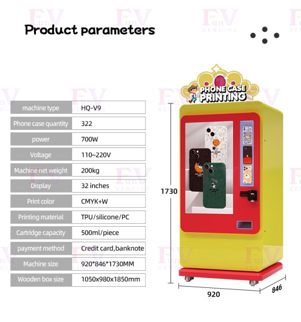 Phone Case Printing Machine, Self-Service Mobile Cover Making | Fun Vending