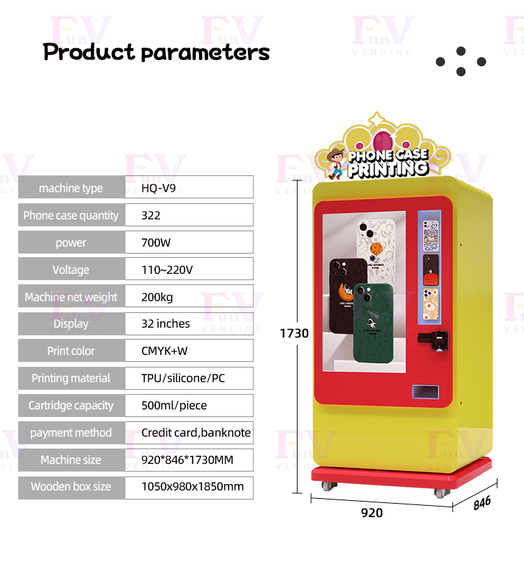 Phone Case Printing Machine, Self-Service Mobile Cover Making | Fun Vending