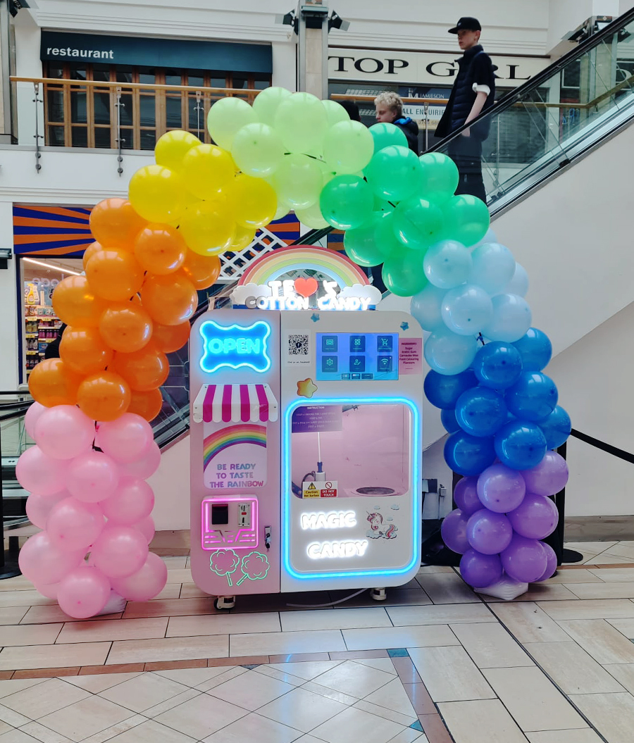 Cotton candy machine-T91 cotton-candy-vending-machine-customizable-fun ...